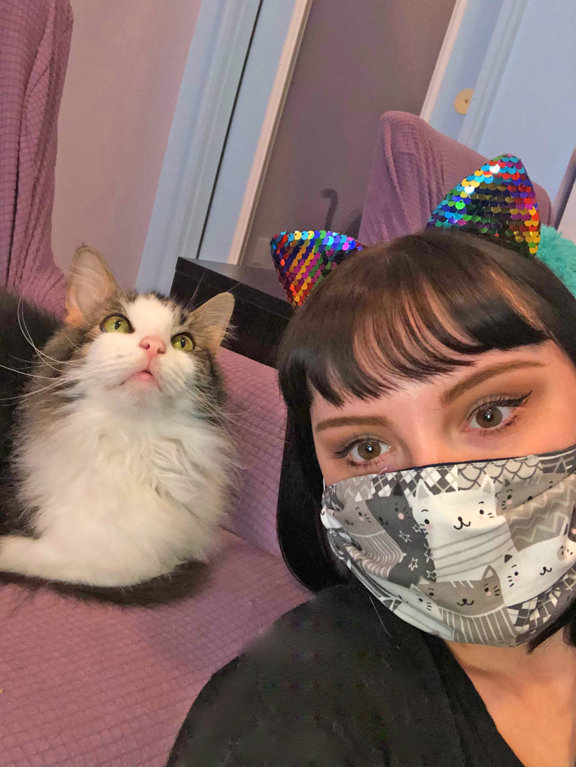 Where to Order a Cool Cat Face Mask Now to Help Save Kitties! Rep ...